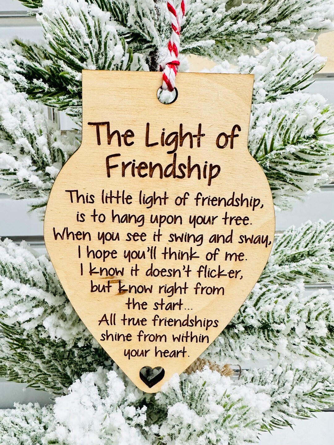 Friendship Christmas Ornament| Friendship Ornament| Friendship ...