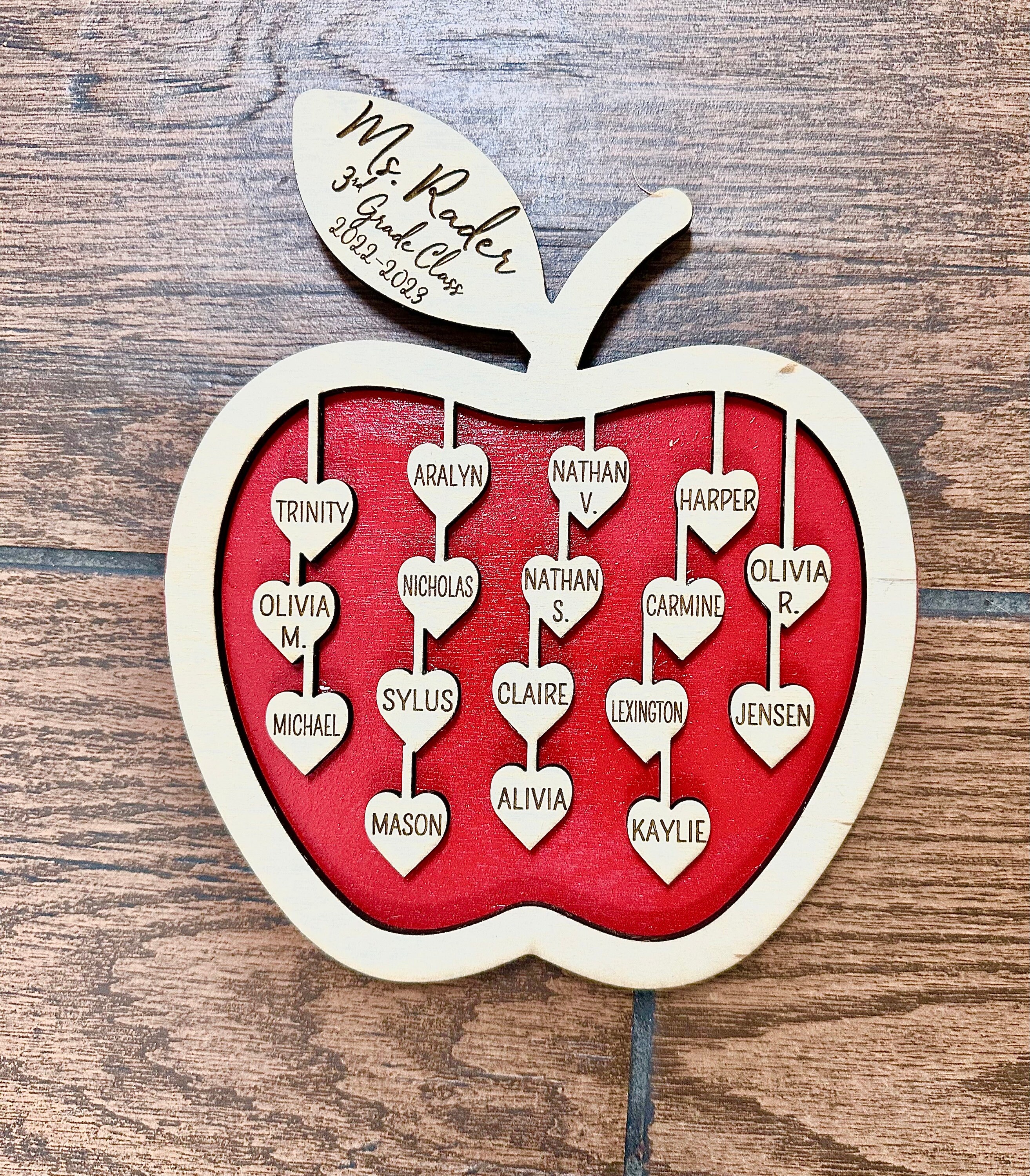 Classroom Teacher Gift| Apple Teacher Gift Sign | Teacher Gift | End of ...