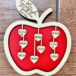 Classroom Teacher Gift| Apple Teacher Gift Sign | Teacher Gift | End of ...