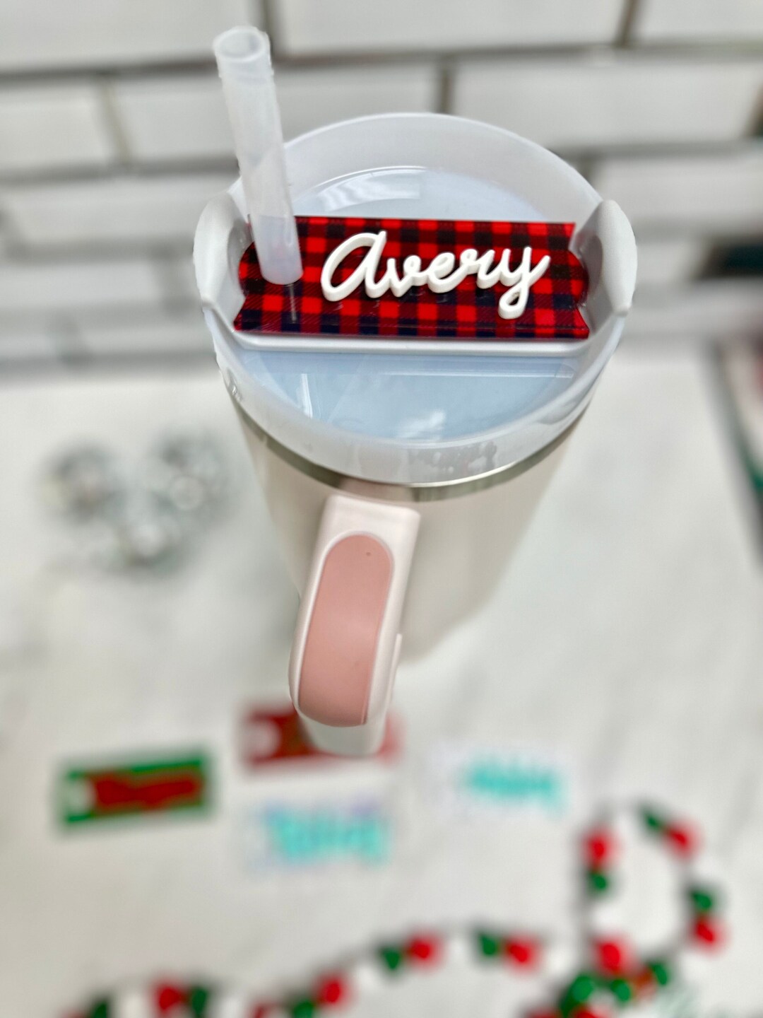 Christmas 40oz H2.0 Stanley Tag| Stanley Name Tag| Tumbler Accessories ...