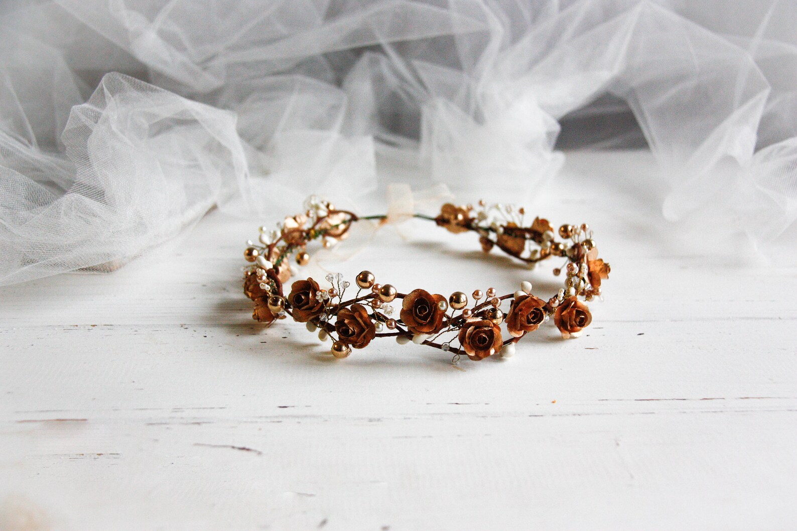 Flower Girl Crown Flower Crown Wedding Flower Girl Headband - Etsy