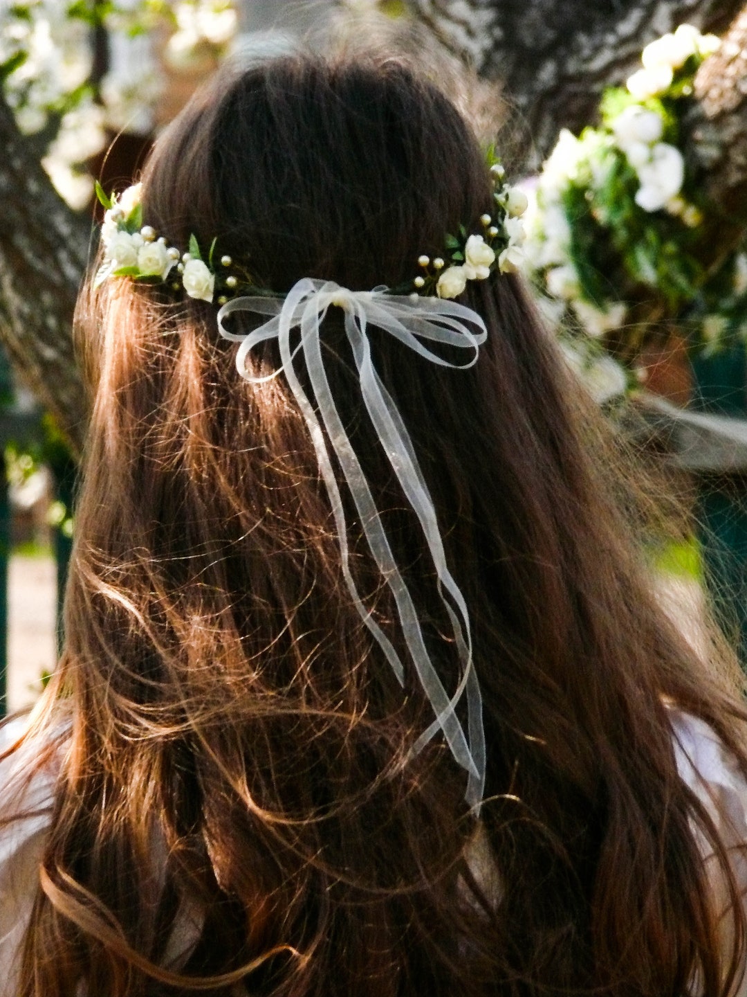 Flower Girl Crown, Flower Crown Wedding, Flower Headpiece, Bridal ...