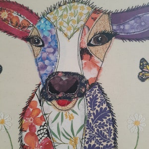 Cow Applique Pattern: Poppy Calf Quilt Block (PDF Pattern) - Etsy