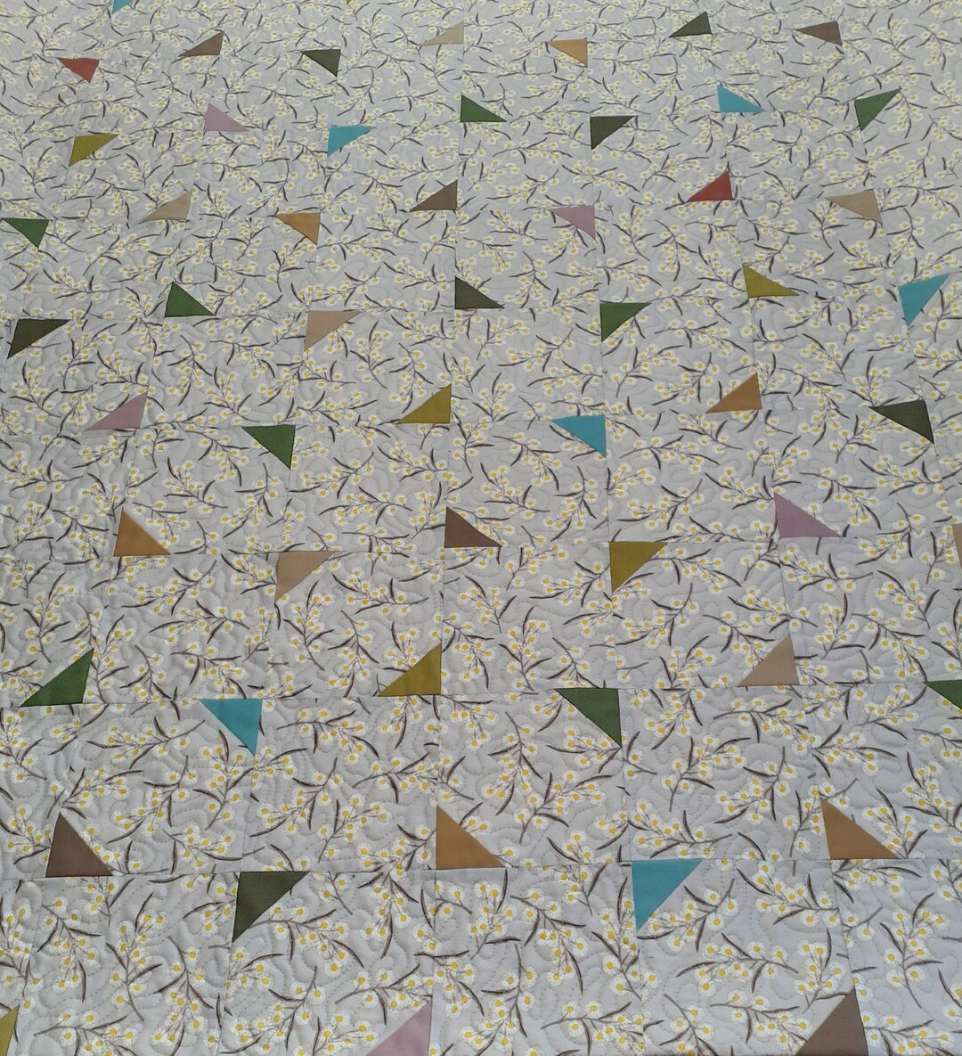 Quilt Pattern Australian Outback Confetti Wattle Background Patchwork ...