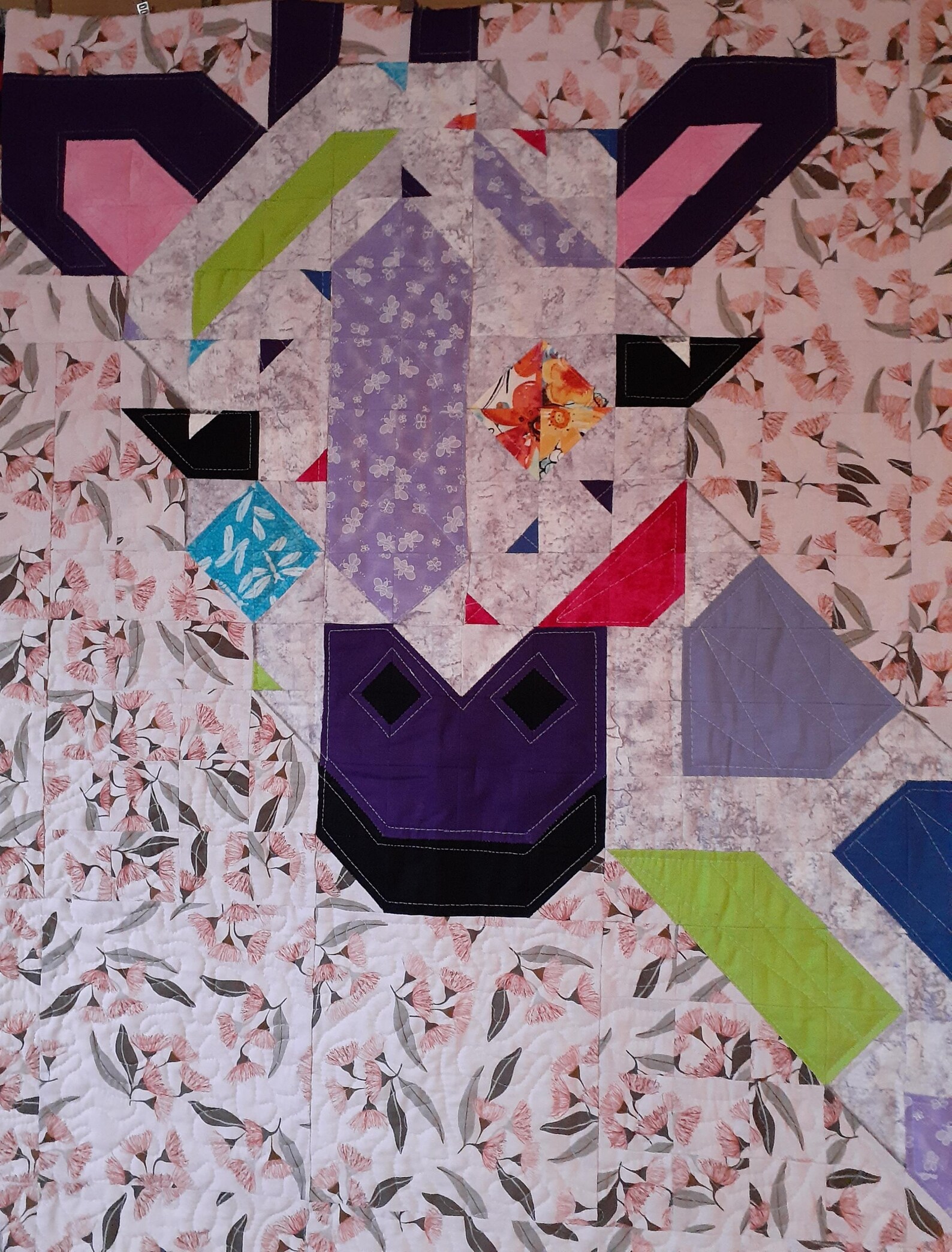 Giraffe Quilt Pattern: Jack the Gentle Giant Patchwork Throw (digital ...