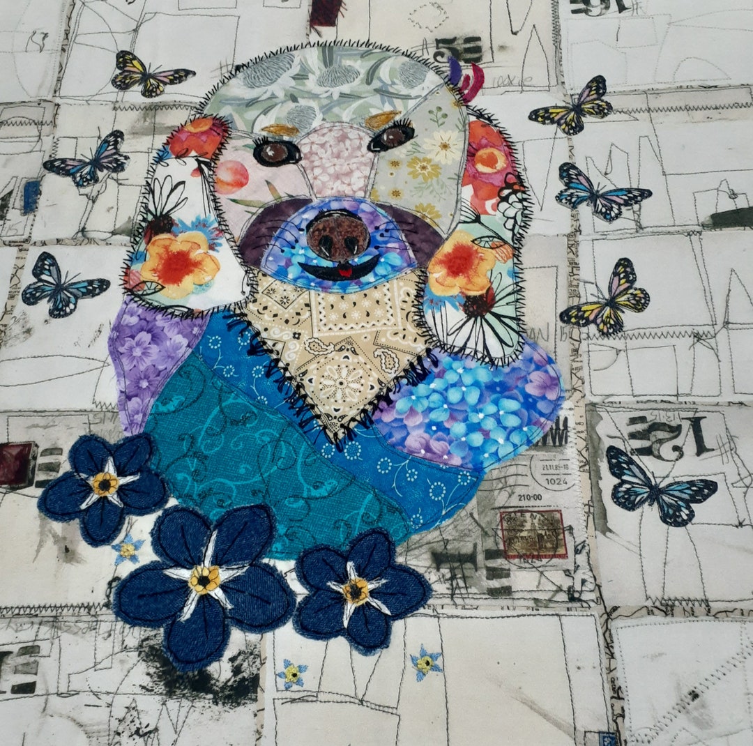 Goldendoodle Applique Pattern Grace a Retriever X Poodle Darling Dog ...