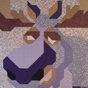 Moose Quilt Pattern: Marty the Mischievous Moose (digital Download) - Etsy