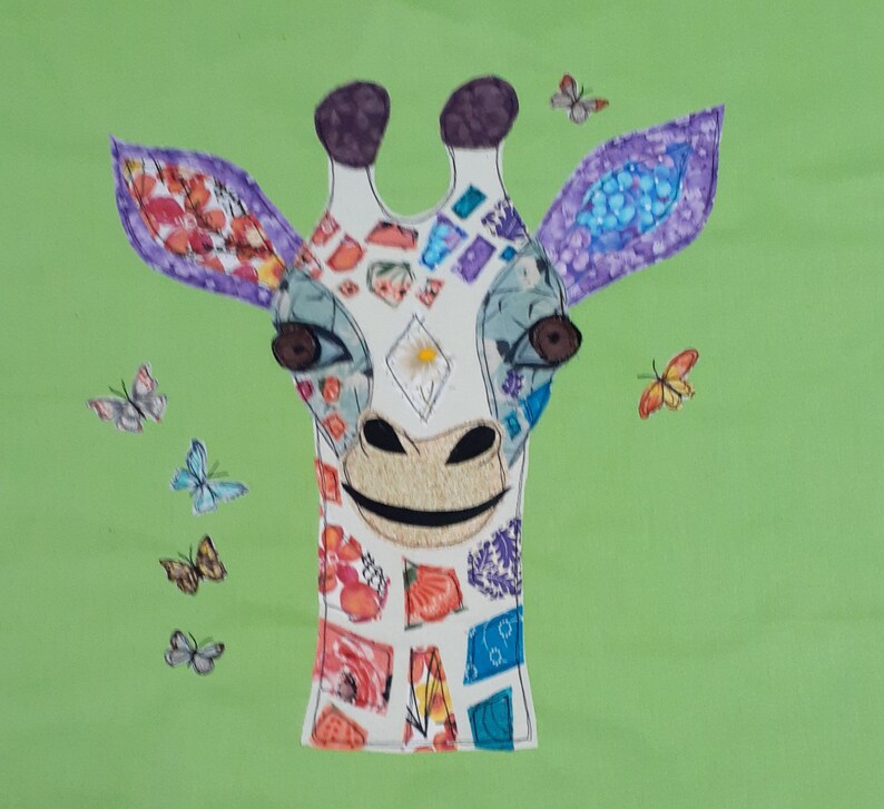 Giraffe Applique Pattern: Wild Animal Quilt Block (PDF Pattern) - Etsy