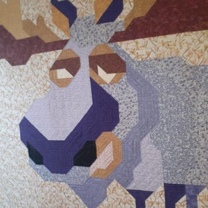 Moose Quilt Pattern: Marty the Mischievous Moose (digital Download) - Etsy