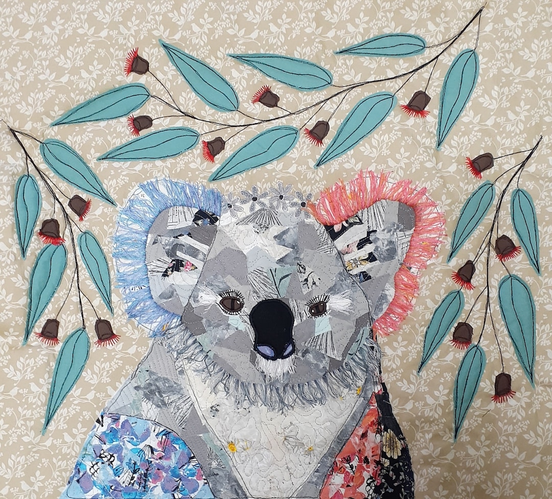 Koala Applique Pattern: Australian Quilt Block (PDF Digital Pattern) - Etsy