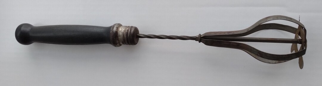 Antique Push-down Archimedes Propellor Mechanical Whisk Eggbeater ...