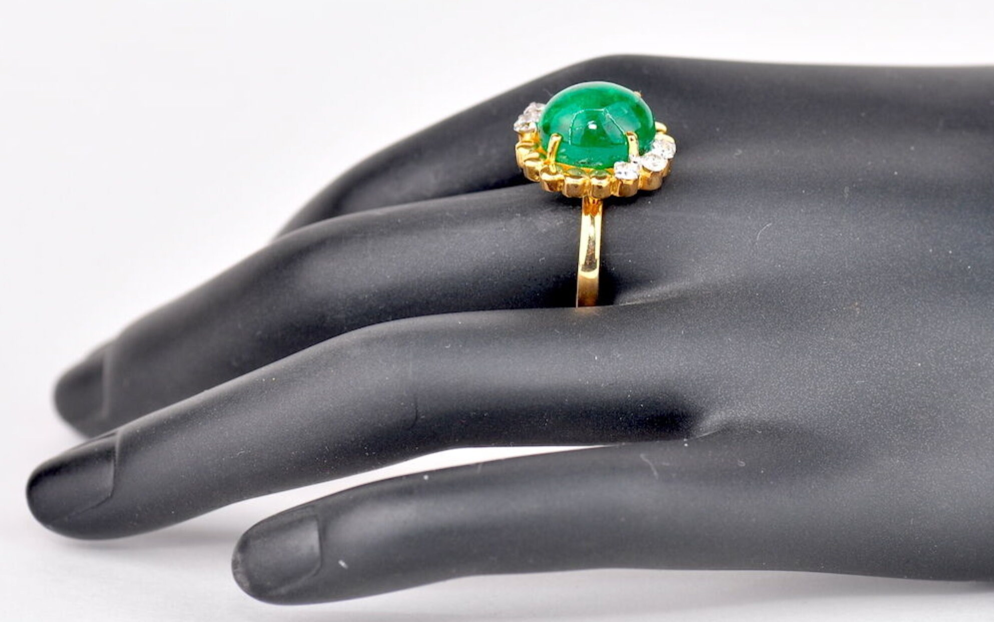 GIA GG Certified Art Deco 18KT Y/G Natural 7.23 Ct Zambian - Etsy