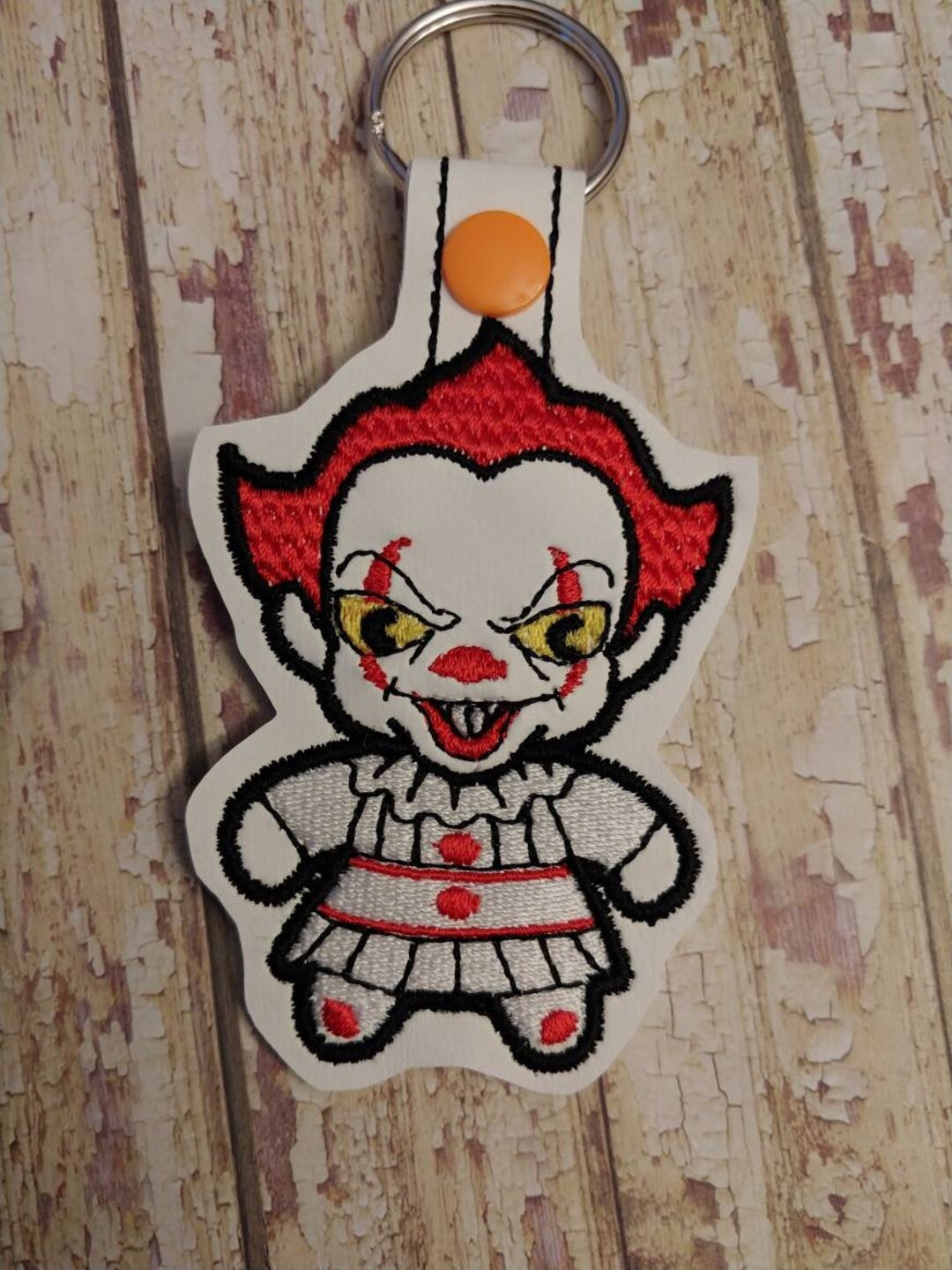 Psycho Clown Keychain,back to School,book Lovers, Horror Fans,halloween ...