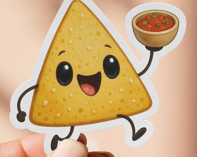 Nacho Stickers- Nachos- Mexican Food Stickers- Appetizer Stickers ...
