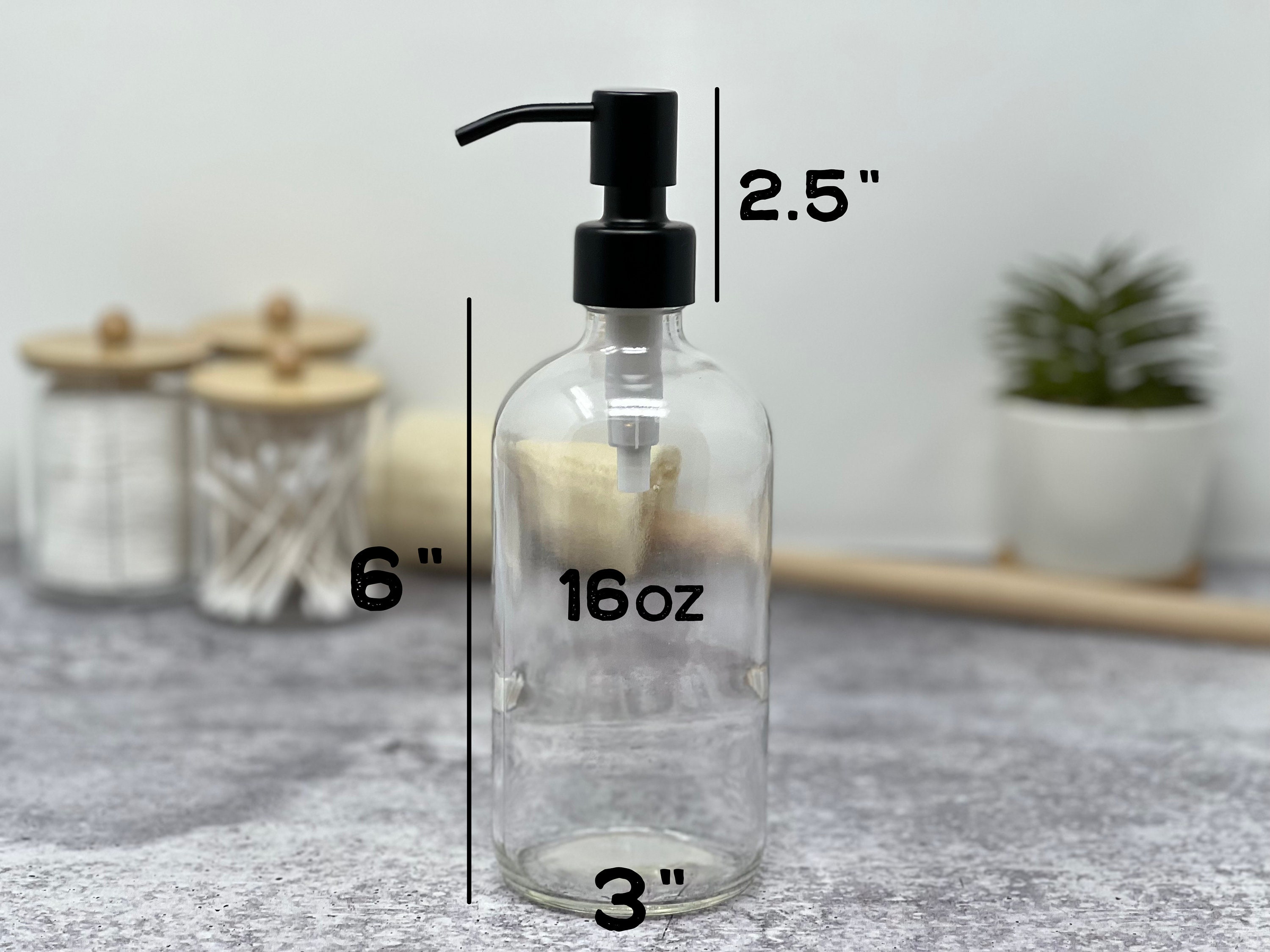 Refillable Soap Dispenser Bottles , Personalized Lotion Pump Bottle ...