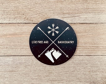 Backcountry Sticker - Etsy