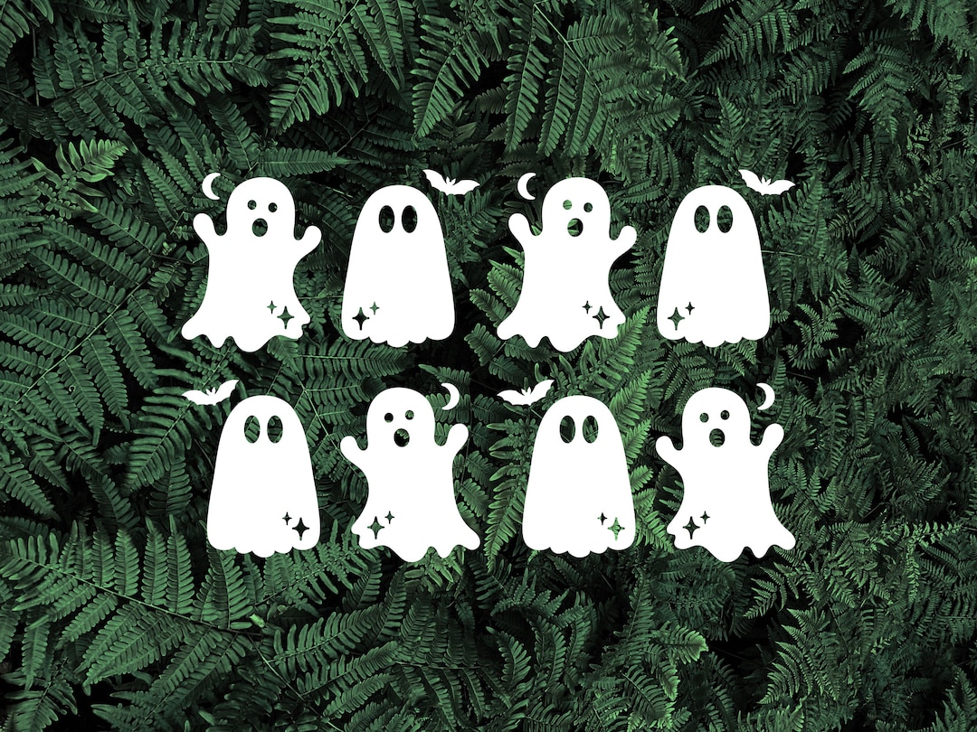Mini Ghosts Decal Sheet - Etsy