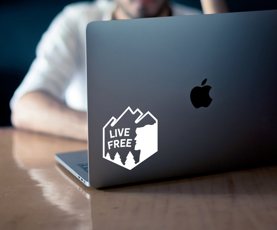 Live Free Old Man Decal - Etsy