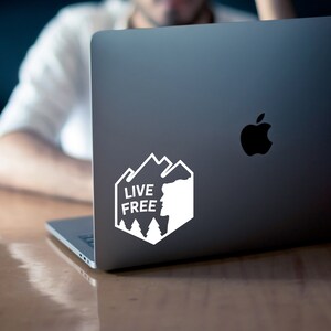 Live Free Old Man Decal - Etsy