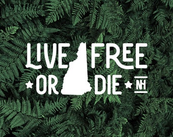 Live Free or Die New Hampshire Mountain Magnet - Etsy