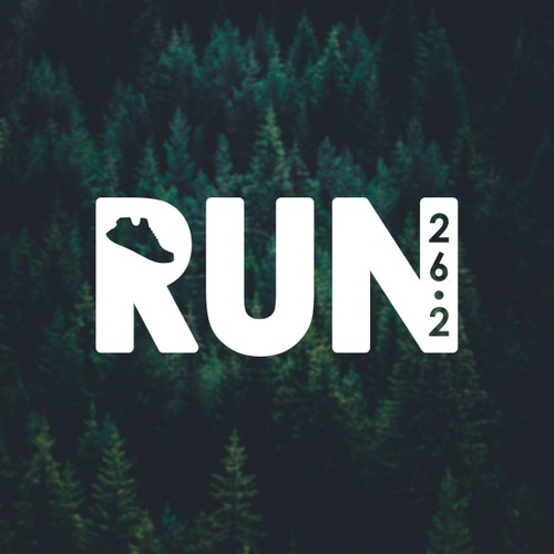 26.2 Marathon Decal 26.2 Marathon Sticker 26.2 Vinyl Decal - Etsy