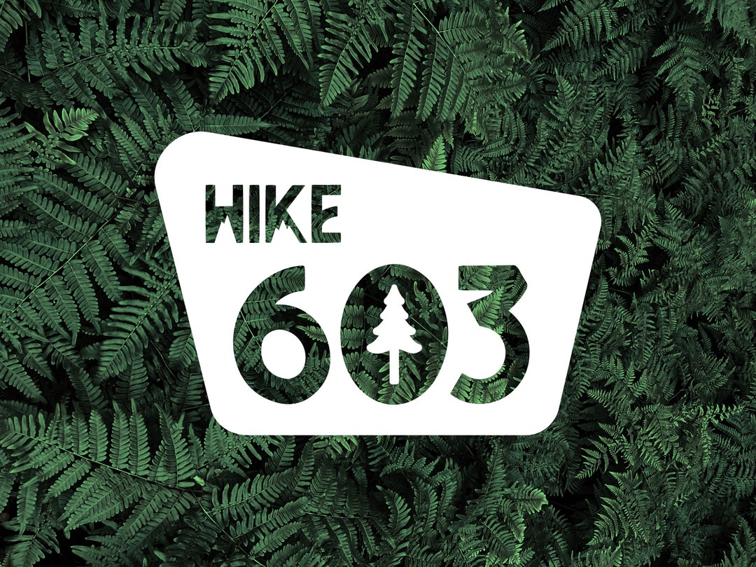 Hike 603 Sign Decal - Etsy