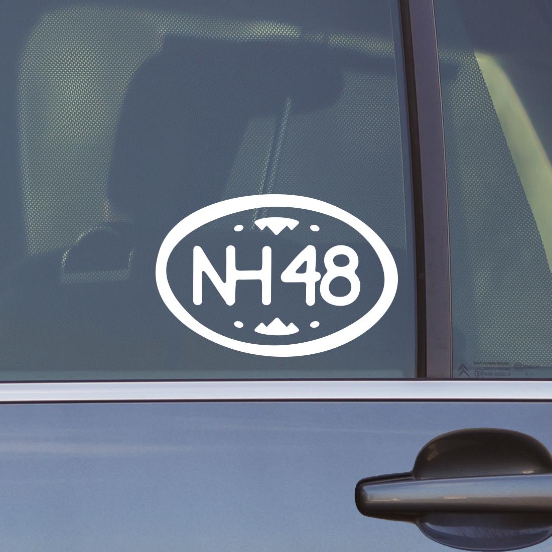 New Hampshire 48 4k Footers Decal - Etsy