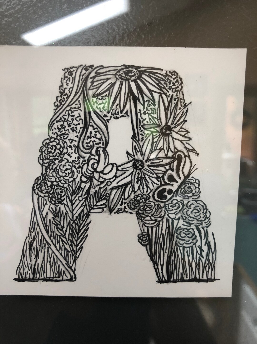 Custom Illustrated Letter A - Etsy