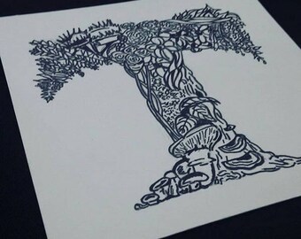 Custom Illustrated Letter R - Etsy