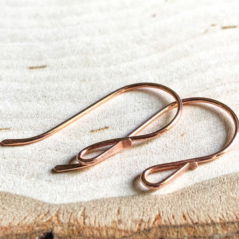 Copper Wire Earrings - Etsy