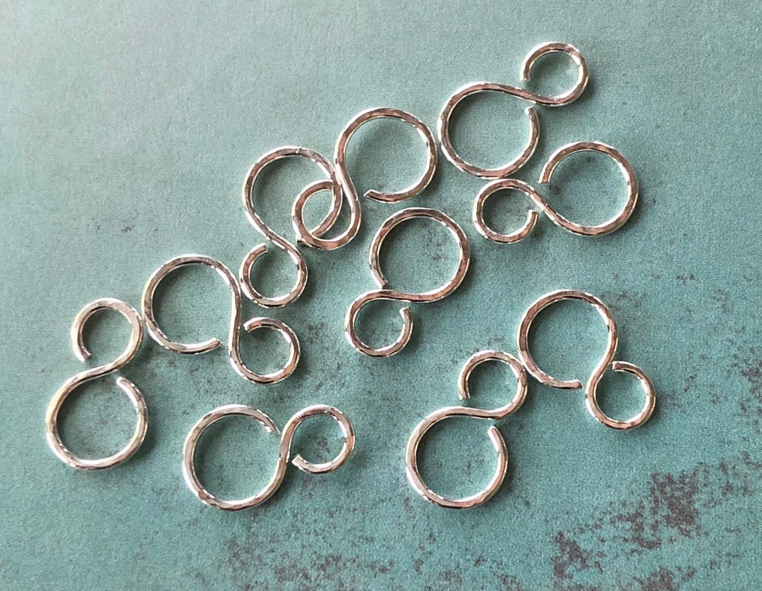 Handmade Sterling Silver Connectors: Small Artisan Links (10 Pc) - Etsy