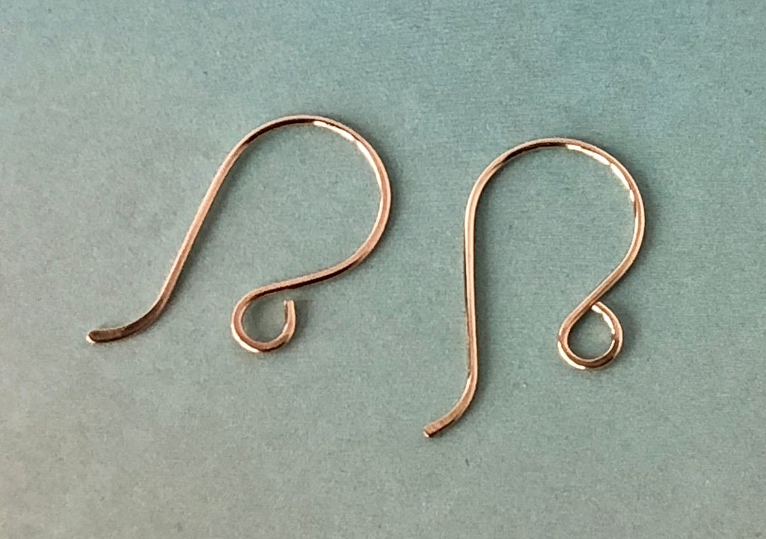 Small Hand Formed Gold-filled Hooks, Gold Filled Ear Wires, Jewelry ...