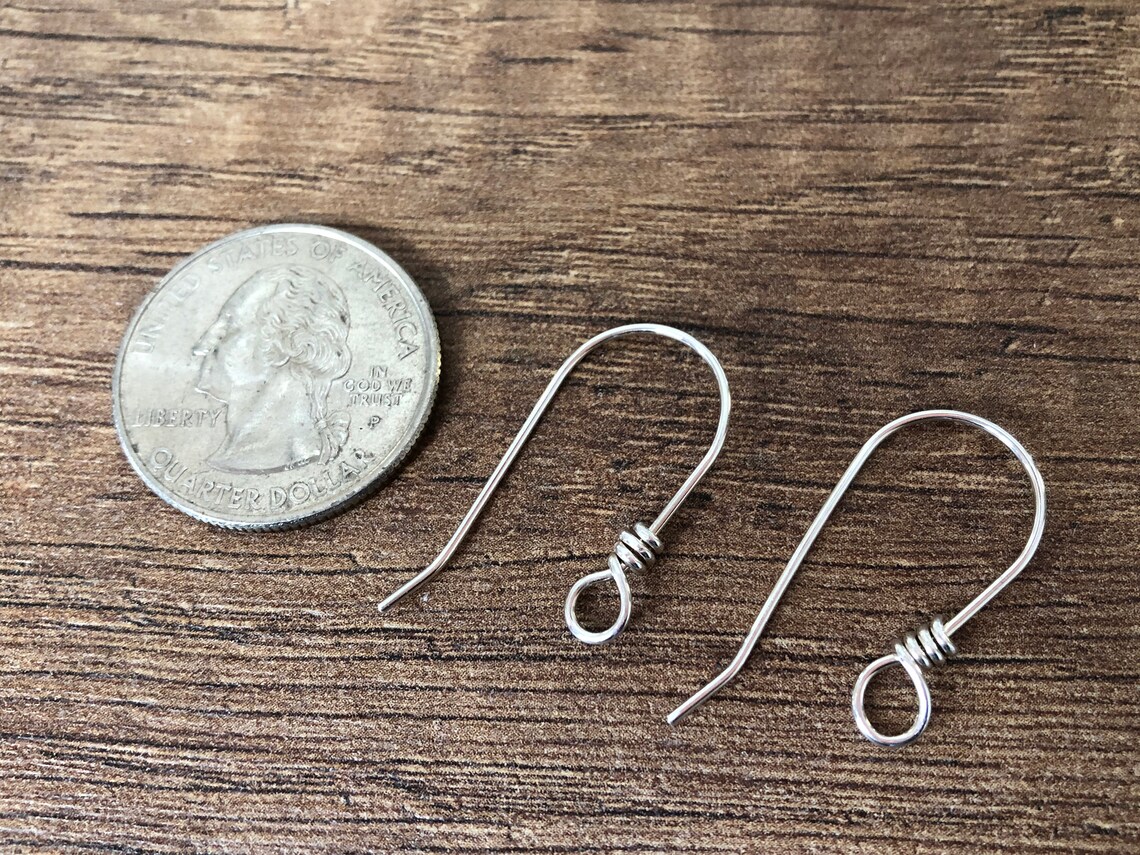 Sterling Silver Ear Wires Sterling Silver Ear Wires Handmade | Etsy