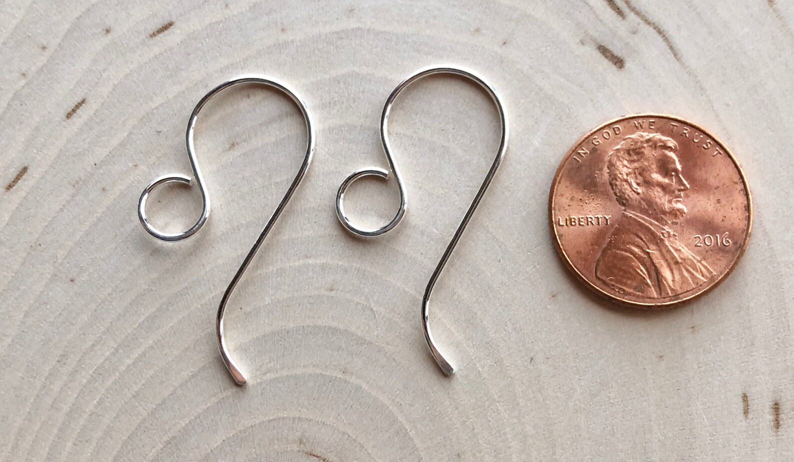Sterling Silver Ear Wires French Hook Handmade Ear Wires - Etsy