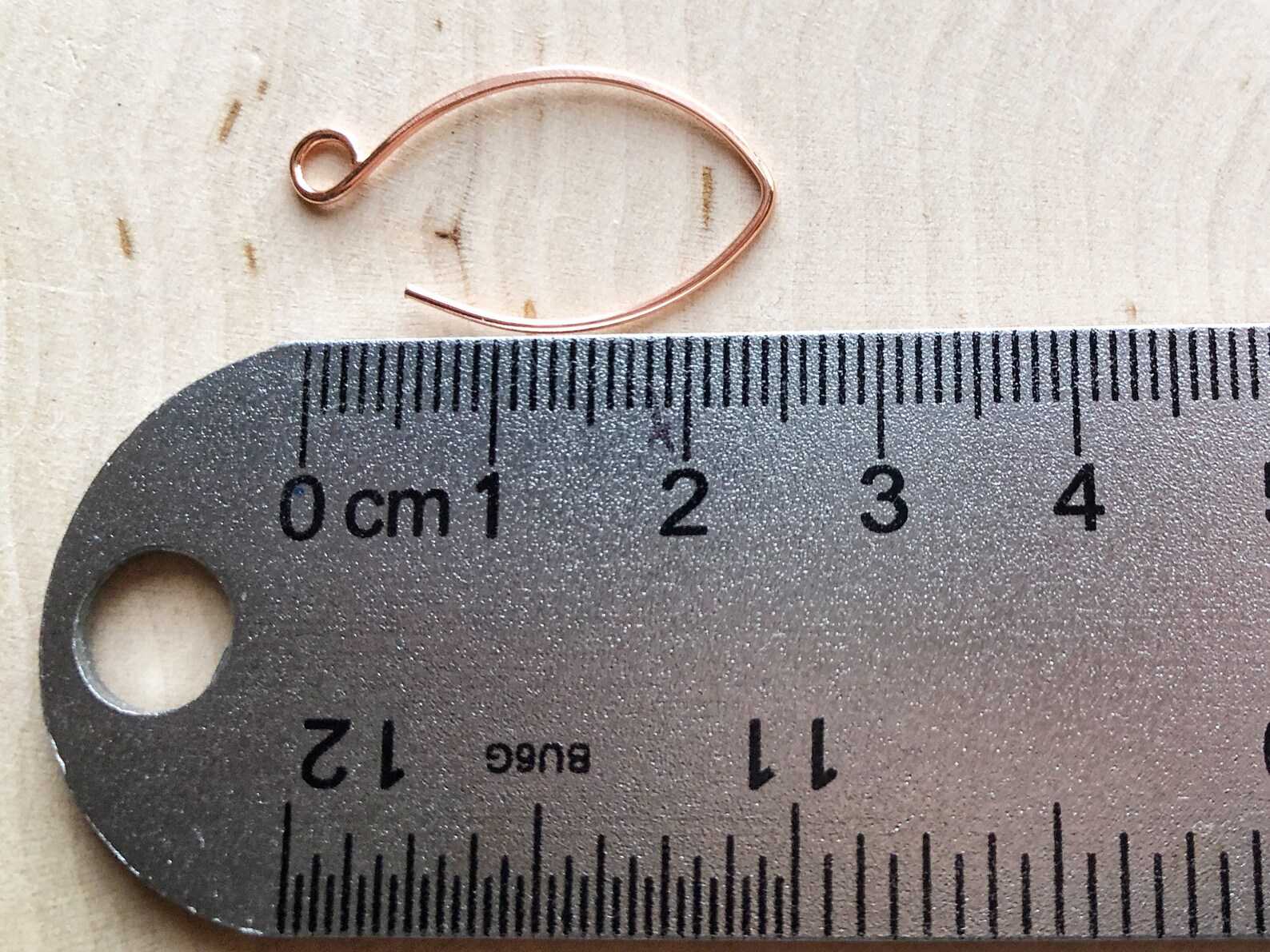 Bare Copper Ear Wires Handmade Earring Findings Copper Ear - Etsy