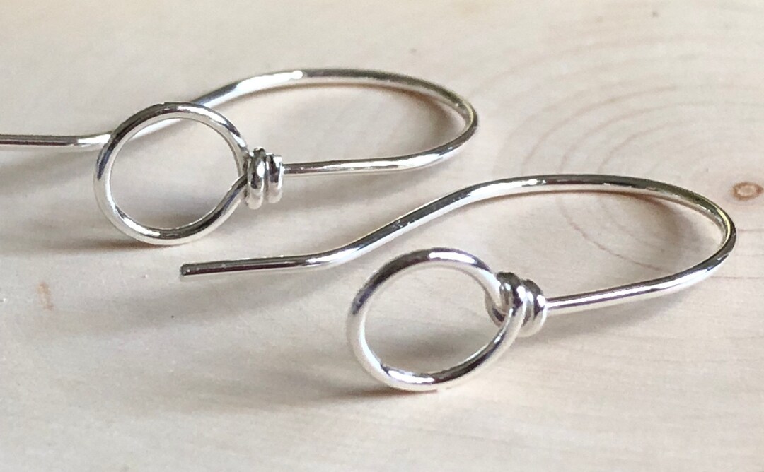 Ear Wires Sterling Silver Ear Wire Earrings Silver Ear Wires for ...