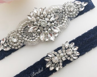 Wedding garter belt | Etsy