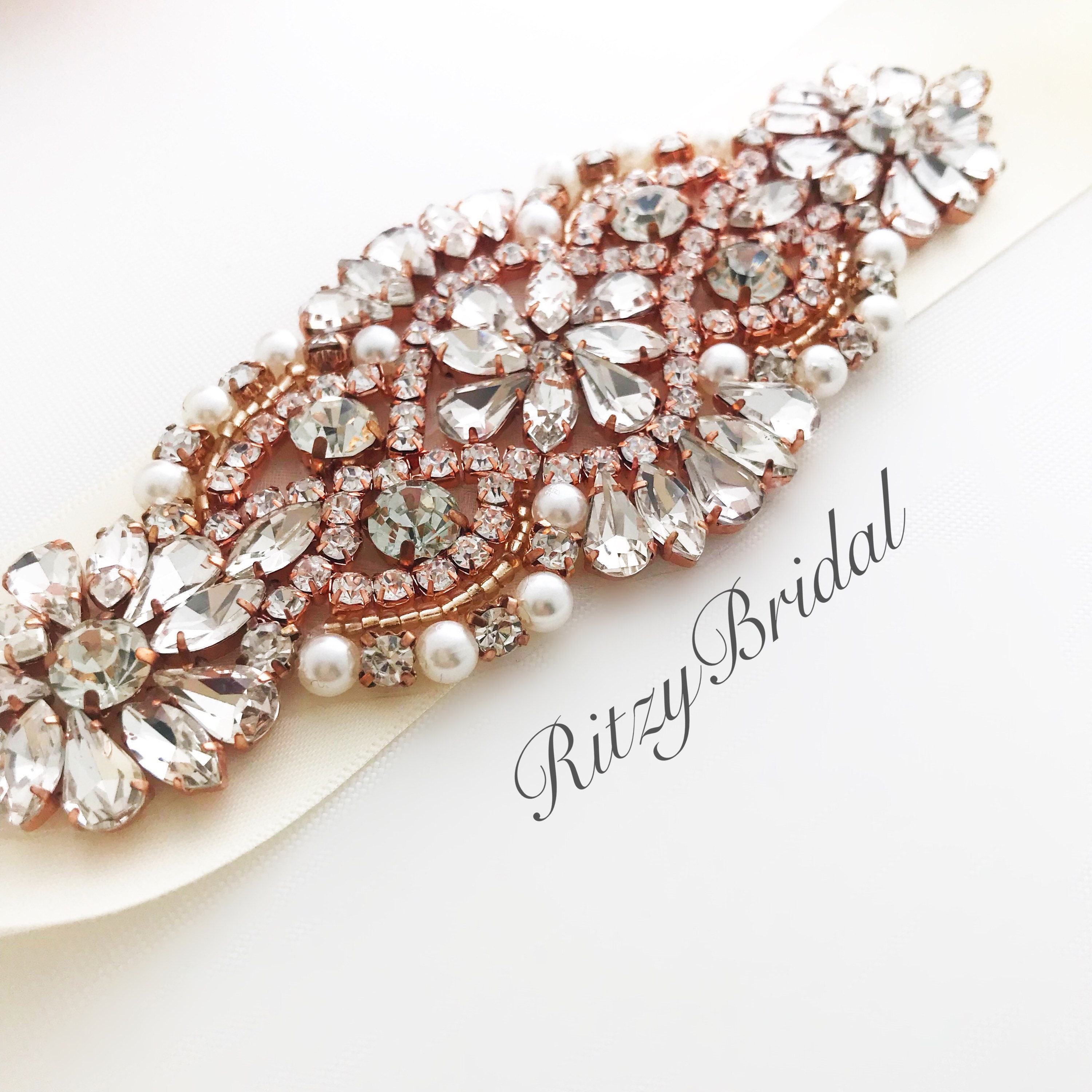 Wedding Belt, Wedding Sash, Wedding Dress Sash, Crystal Pearl Sash ...