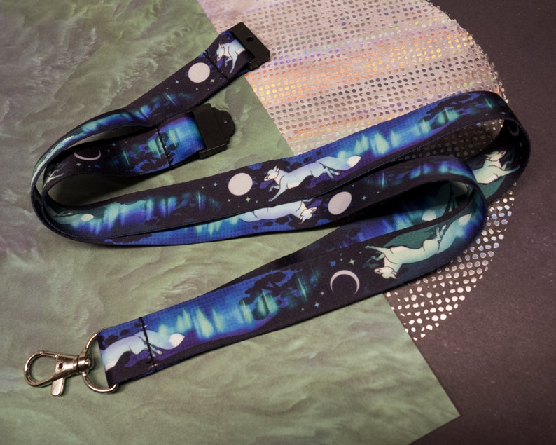 Winter Fox Lanyard | Etsy