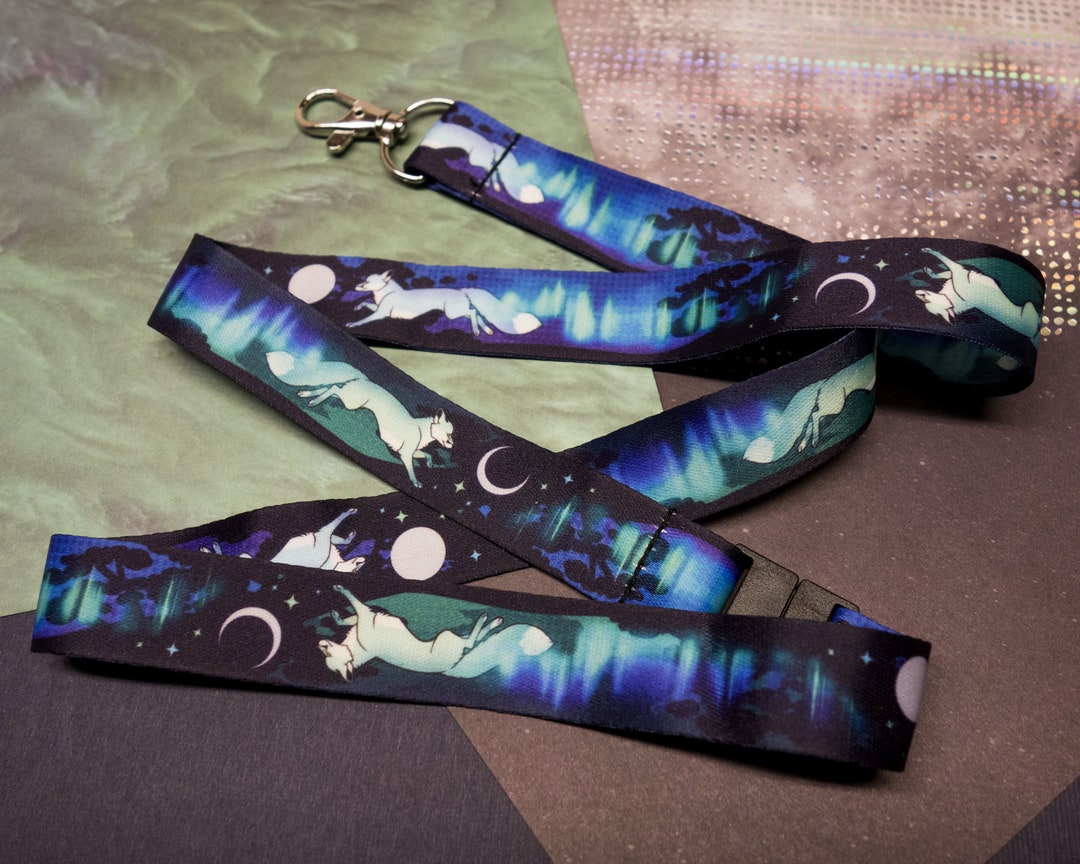 Winter Fox Lanyard - Etsy