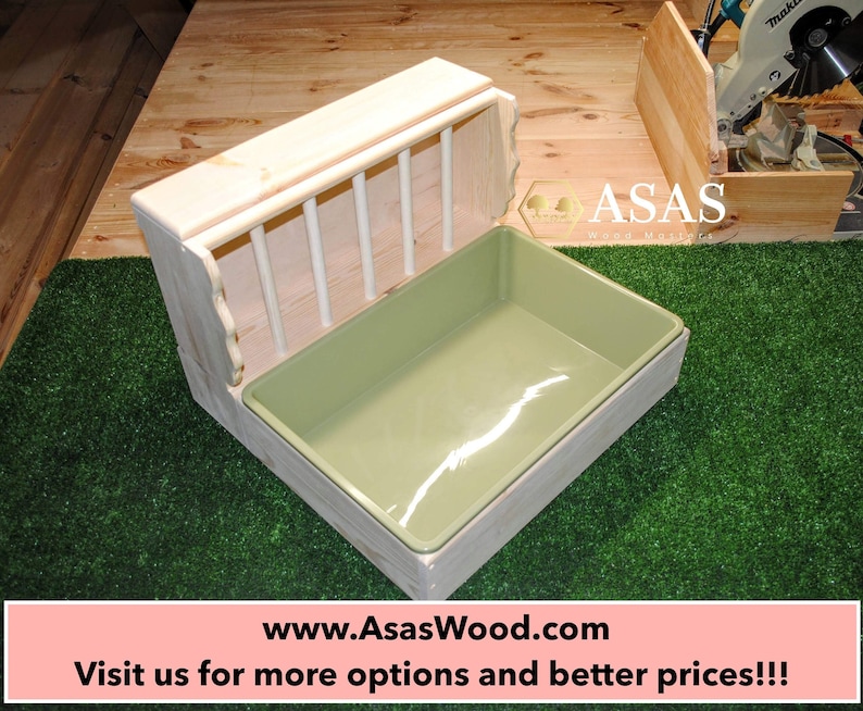 LARGE Rabbit Hay Feeder With Litter Box | Etsy