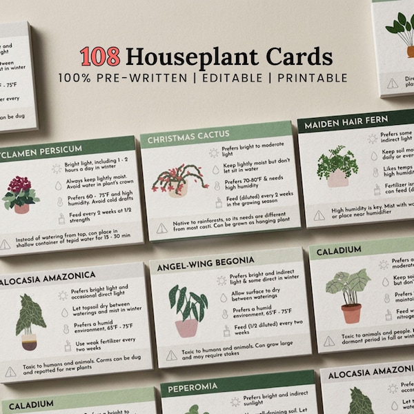 Plant Name Stakes Indoor - Etsy