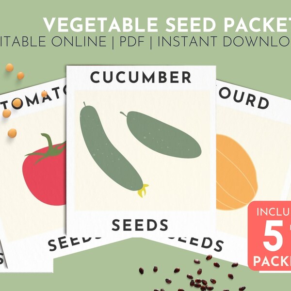 Seed Envelopes - Etsy
