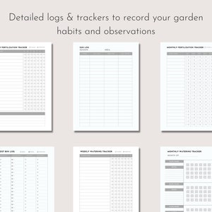 Garden Planner Printable Pages, Plant Printable, Gardener Tools ...