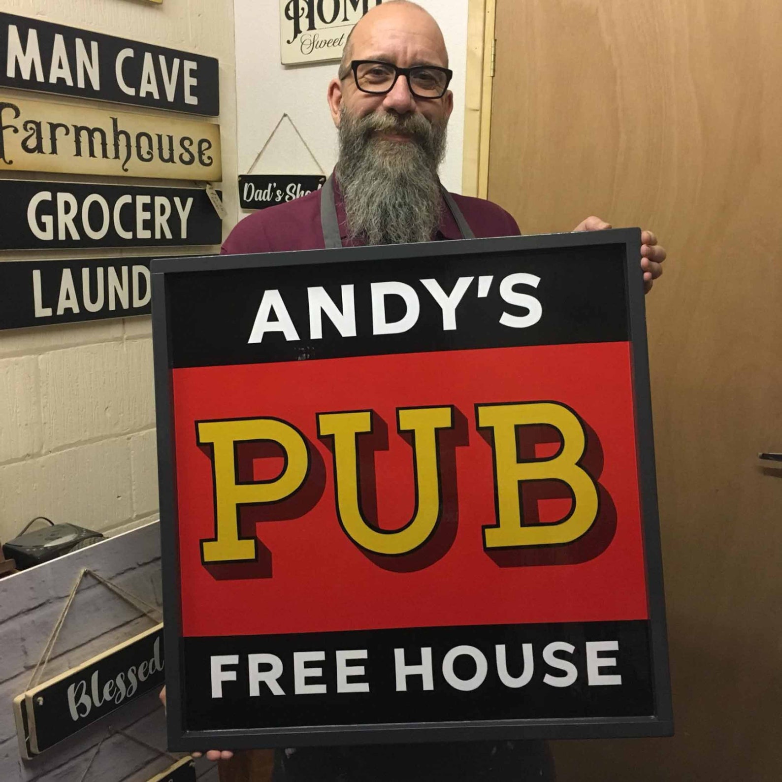 Personalised Outdoor Pub Sign | Etsy