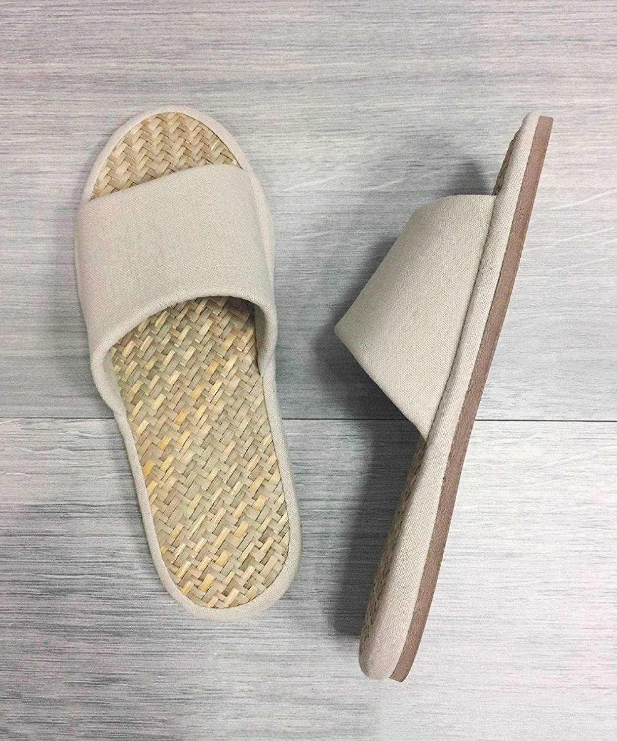 Natural Tatami Slippers Medium Fits Women 8-10 / Men 7-9 - Etsy