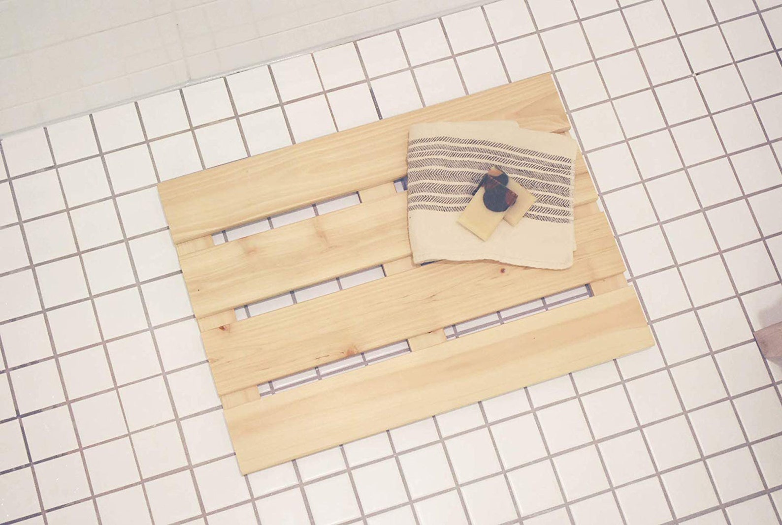 Hinoki Wood Shower and Bath Mat, Medium, Made in Japan - Etsy