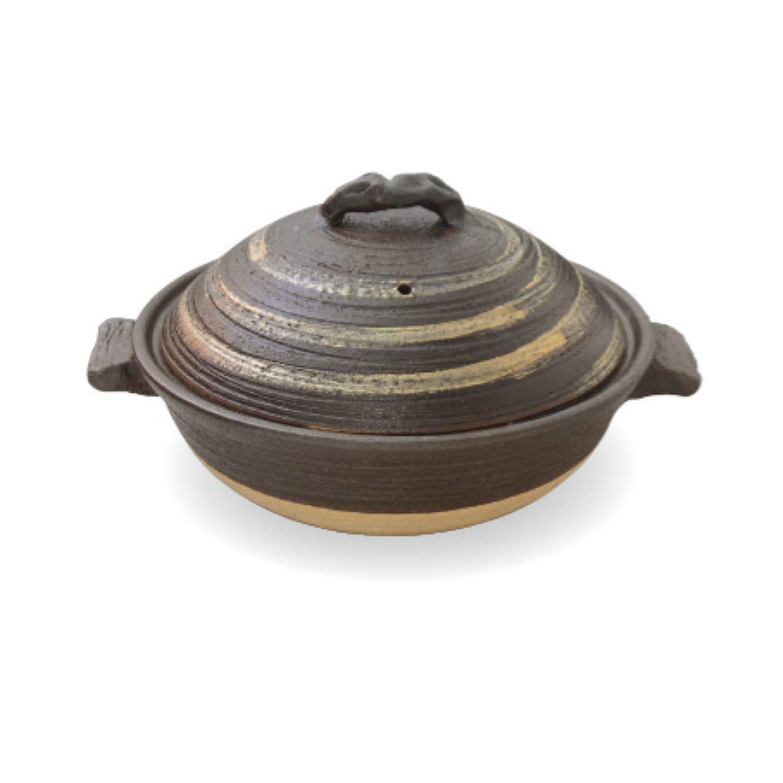 Japanese Donabe Clay Pot, 2 Litre, Handmade in Japan, Good for 3-4 ...