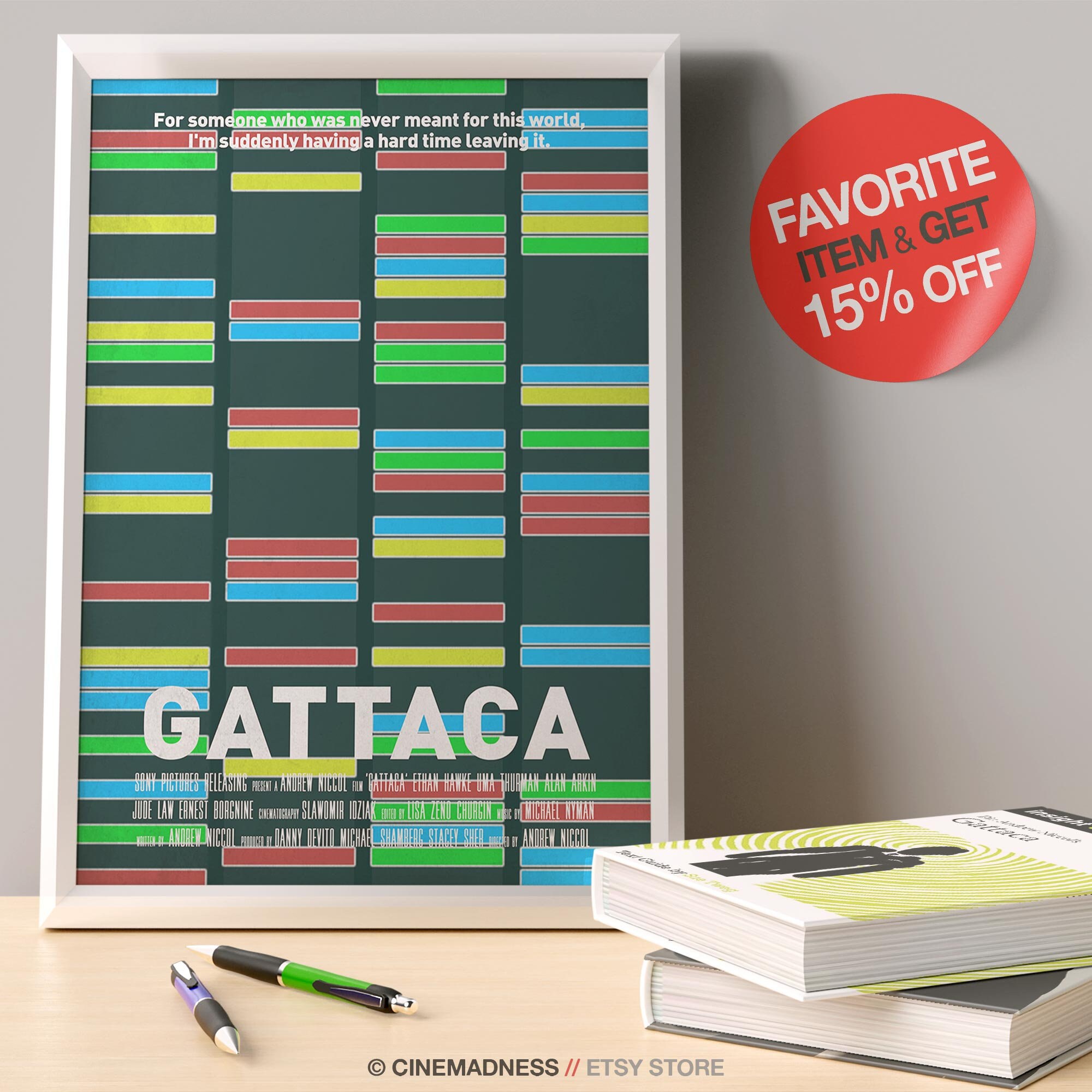 Gattaca by Andrew Niccol With Ethan Hawke, Uma Thurman, Jude Law, 1997 ...