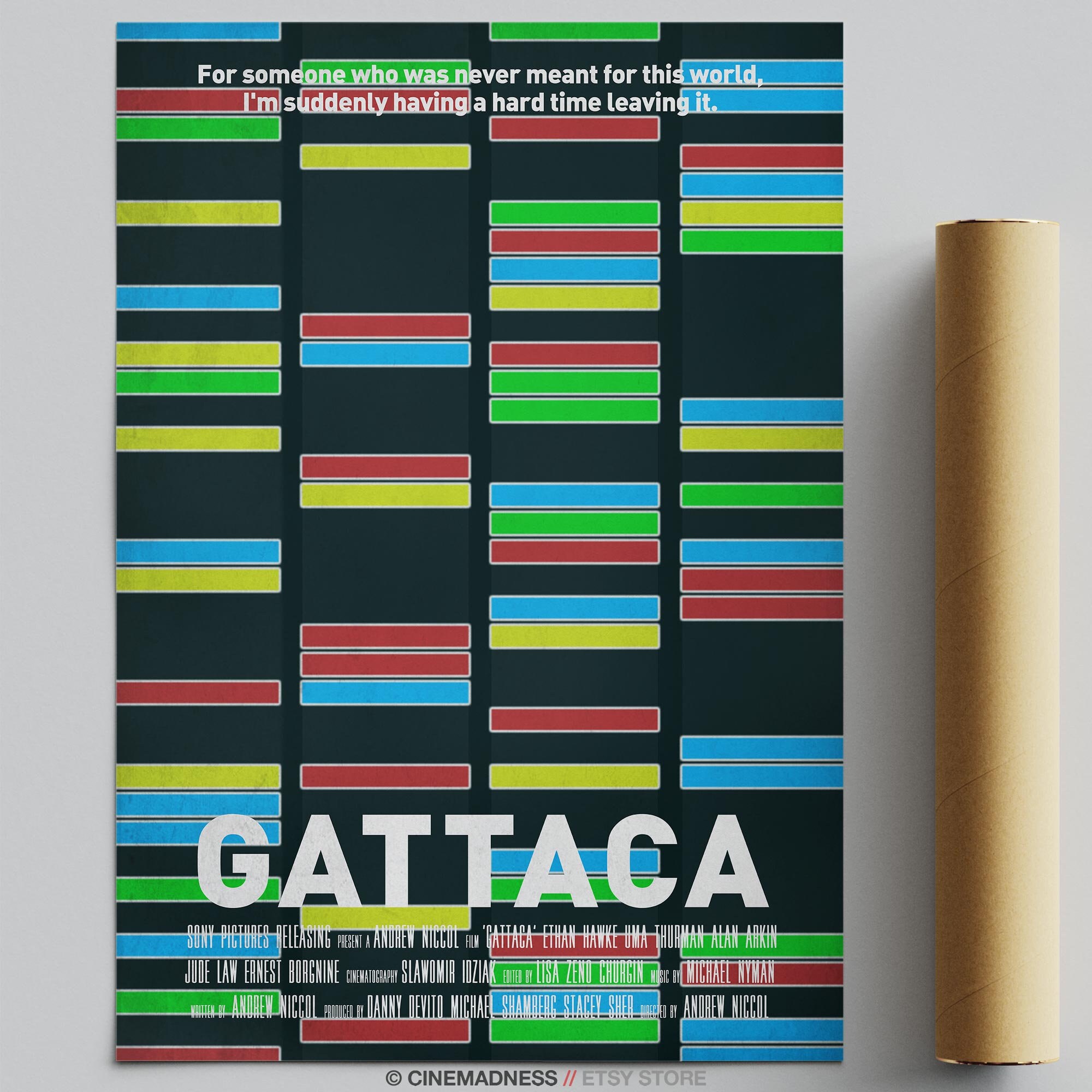 Gattaca by Andrew Niccol With Ethan Hawke, Uma Thurman, Jude Law, 1997 ...